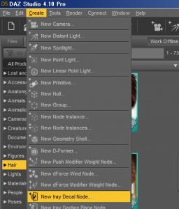 DAZ StudioのDecalで遊ぶ