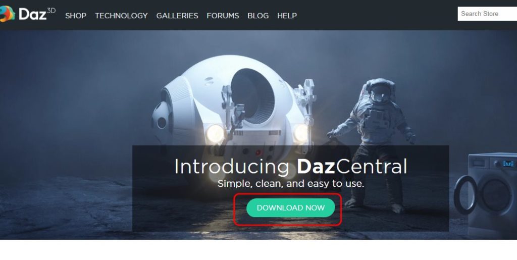 DAZ Central でっかい画面でコンテンツ管理 老眼にも優しい